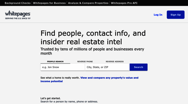 whitepages.org - Whitepages® - Official Site | ... - Whitepages