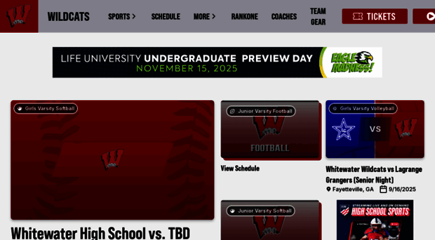 whitewaterathletics.com - Whitewater High School - Wildc ...