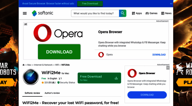 wifi2me.en.softonic.com - WiFi2Me for Mac - Download - Wi Fi2 Me En ...