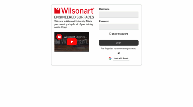 wilsonart.litmos.com - Wilsonart University - Secure ... - Wilsonart Litmos