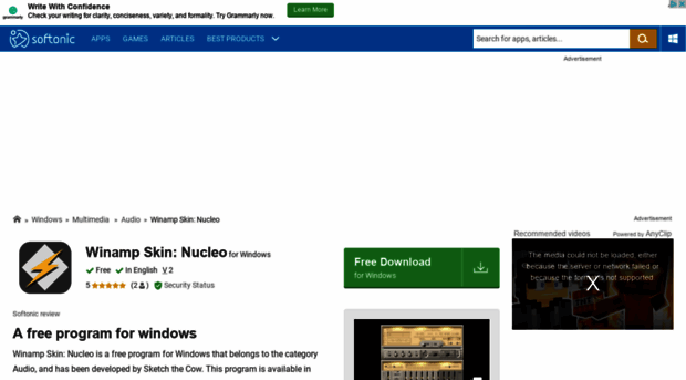 winamp-skin-nucleo.en.softonic.com - Winamp Skin: Nucleo - Download ...