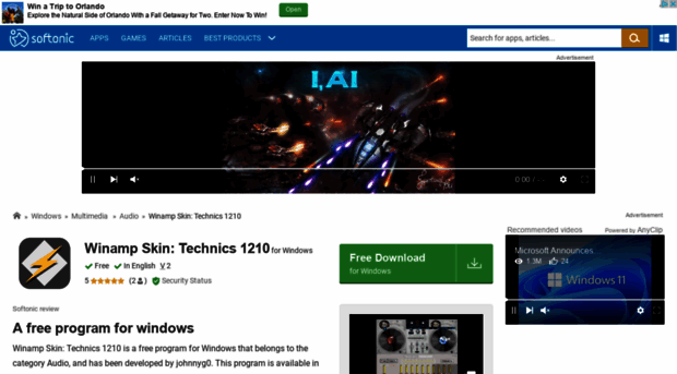 winamp-skin-technics-1210.en.softonic.com - Winamp Skin: Technics 1210 ...