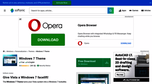 windows-7-theme-for-vista.en.softonic.com - Windows 7 Theme (Windows ...