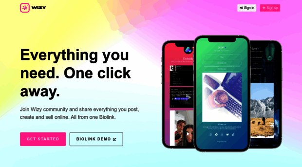 wizy.to - Multiple Bio Links for Instagr... - Wizy