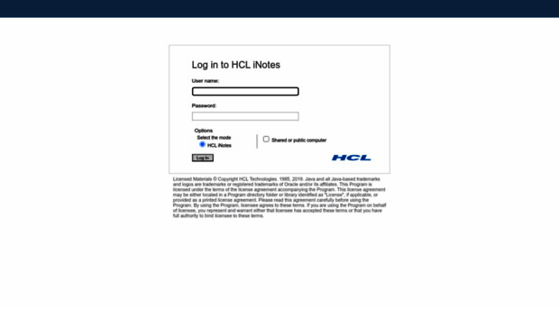 wm.tokyokeiso.co.jp - HCL iNotes Login - Wm Tokyokeiso