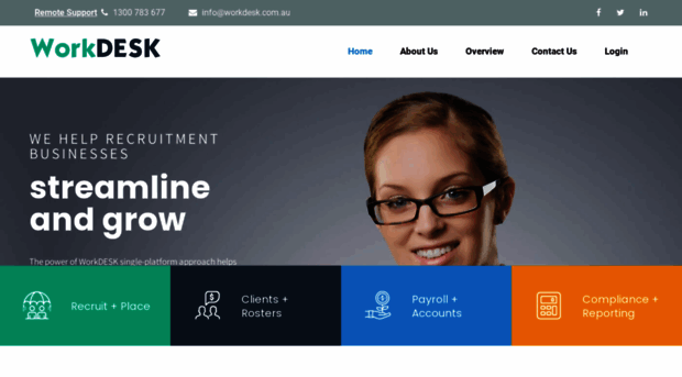 workdesk.com.au - WorkDESK Software – Recruitmen... - WorkDESK