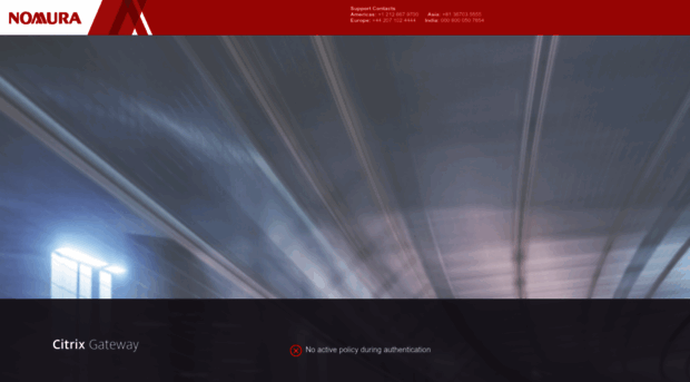 workspace.nomura.com - NetScaler AAA - Workspace Nomura
