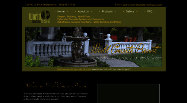 worldconcreteprecastproducts.com - World Concrete Precast | Victo ...