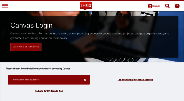 wpi.instructure.com - The WPI Hub | Discover Canvas - WPI Instructure