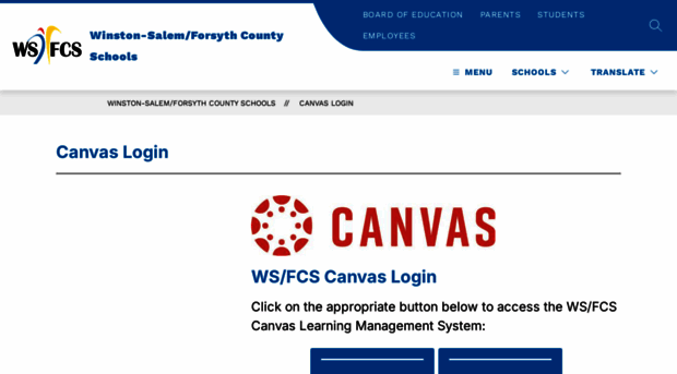 wsfcs.instructure.com - Canvas / PSL / Canvas Login - Wsfcs Instructure