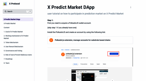 x-protocol.gitbook.io - X Predict Market DApp | X Prot... - X Protocol Gitbook