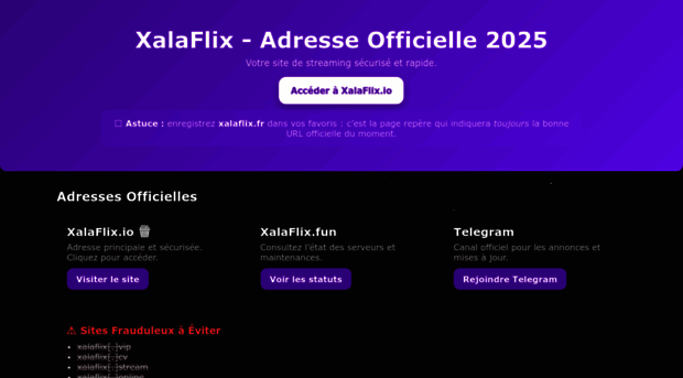 xalaflix.gg - XalaFlix - Adresse Officielle ... - Xala Flix