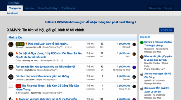 xamvn.tech - XAMVN: Tin tức xã hội, gái gú,... - XAMVN