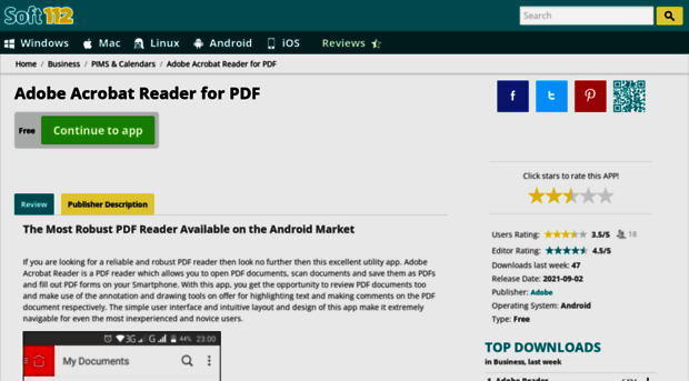 xodo-pdf-reader-editor-document-word-office-xls.soft112.com - Adobe Acrobat Reader: Edit PDF ...