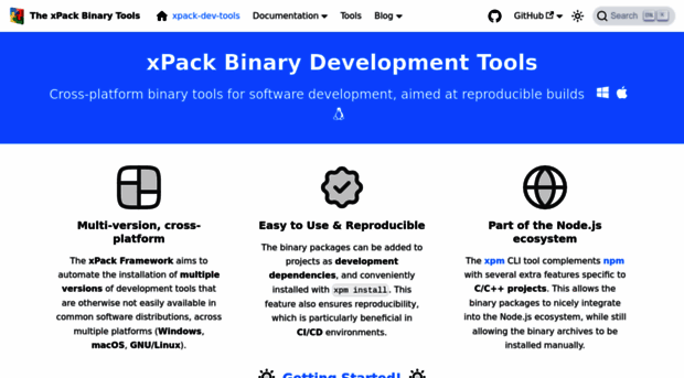Xpack Dev Welcome To The Xpack Binary De Xpack Dev Tools Github