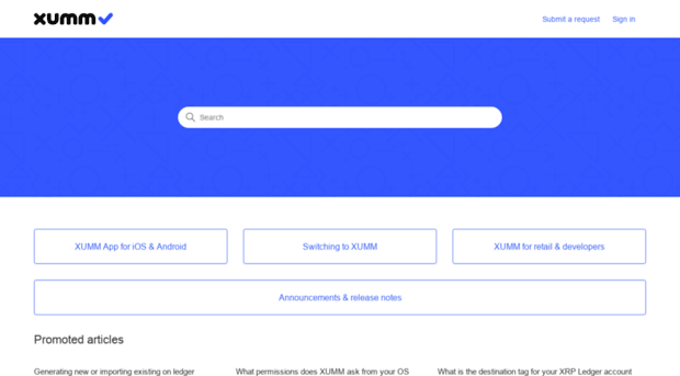 xumm.zendesk.com - XUMM - Signed, Sent, Delivered - XUMM Zendesk
