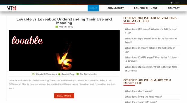 ythi.net - Help you to learn English in a... - YThi