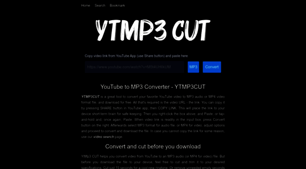 ytmp3cut.cc - YTMP3CUT - YouTube to MP3 Conv... - YTMP3CUT