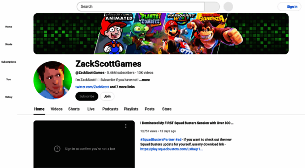 zackscott.games - ZackScottGames - YouTube - Zack Scott