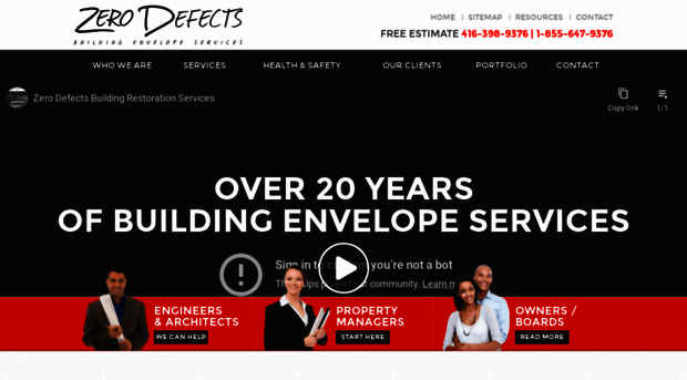 zerodefects.ca - Toronto Building Restoration S... - Zero Defects