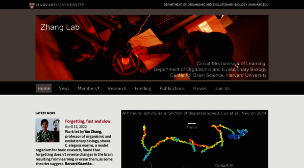 zhanglab.oeb.harvard.edu - Zhang Lab - Zhang Lab Oeb Harvard