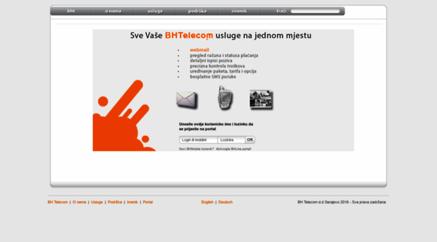 zimbra.bih.net.ba - prijava.bhtelecom.ba - Zimbra Bih Net